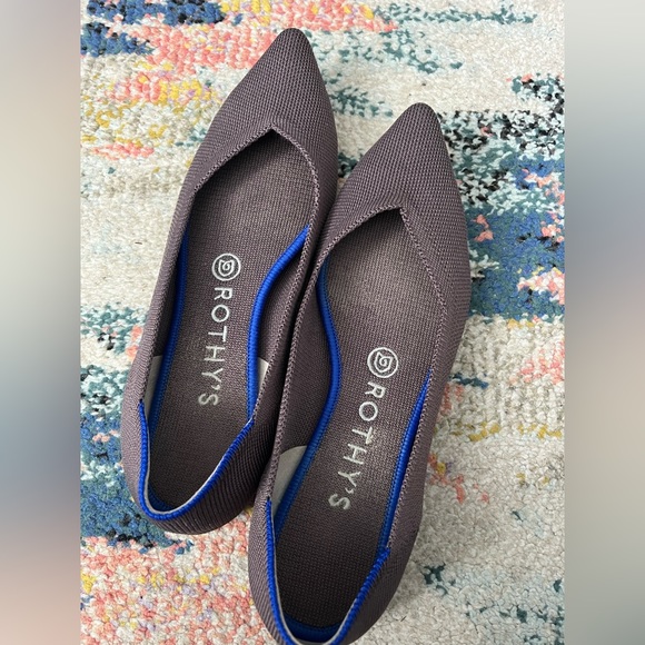 Rothy's | Shoes | Rothys Point Flats Size 75 Barely Worn | Poshmark
